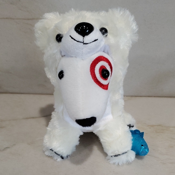 Target | Other | White Plush Polar Bear With Red Target Logo Bullseye ...